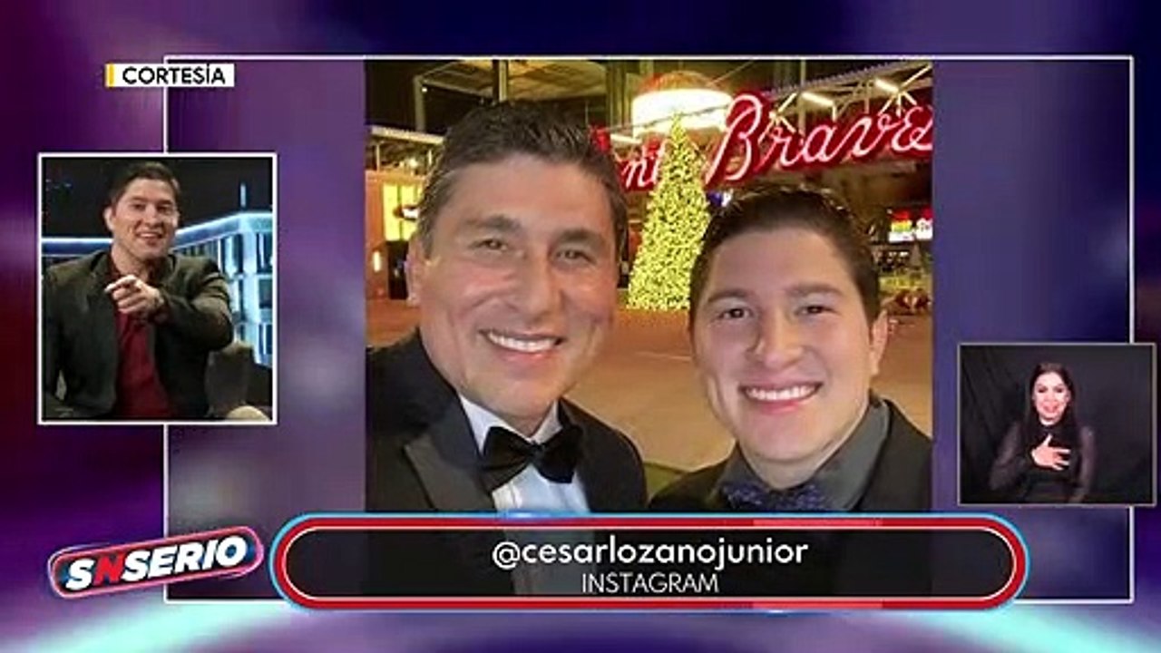 César Lozano y su hijo son como hermanos, y esta foto lo comprueba ...