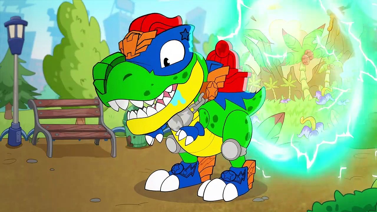 SUPERTHINGS EPISODE ⚡ V-Rex vs H-Rex, super dinos in action ⚡ ...