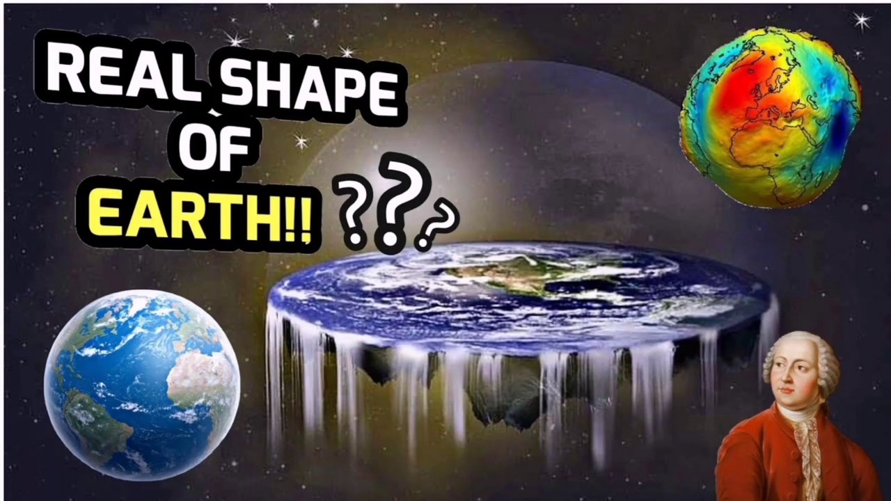 geoid shape of earth _ Geoid vs flat earth _real shape of earth - video ...