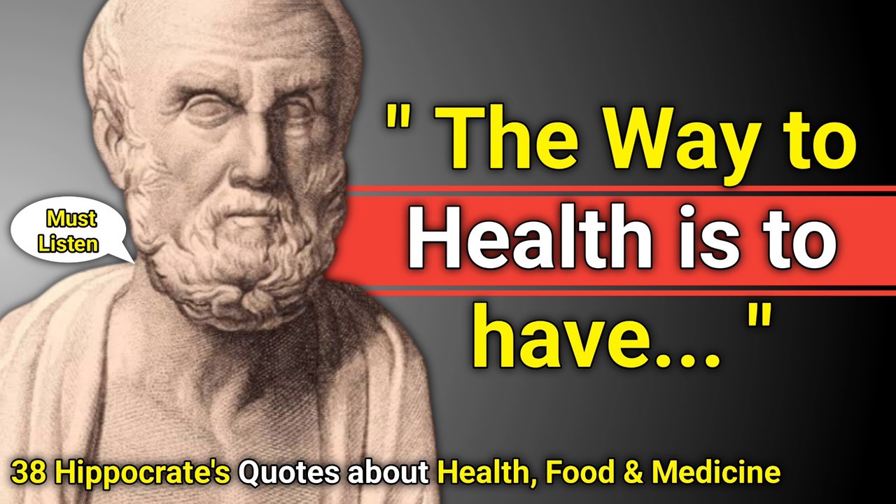 38 Popular & Famous Hippocrates Quotes about Health Food and Medicine ...