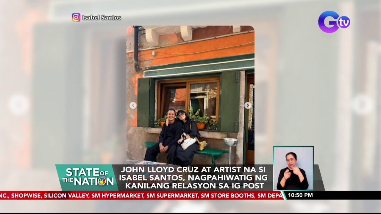 John Lloyd Cruz at artist na si Isabel Santos, nagpahiwatig ng kanilang ...
