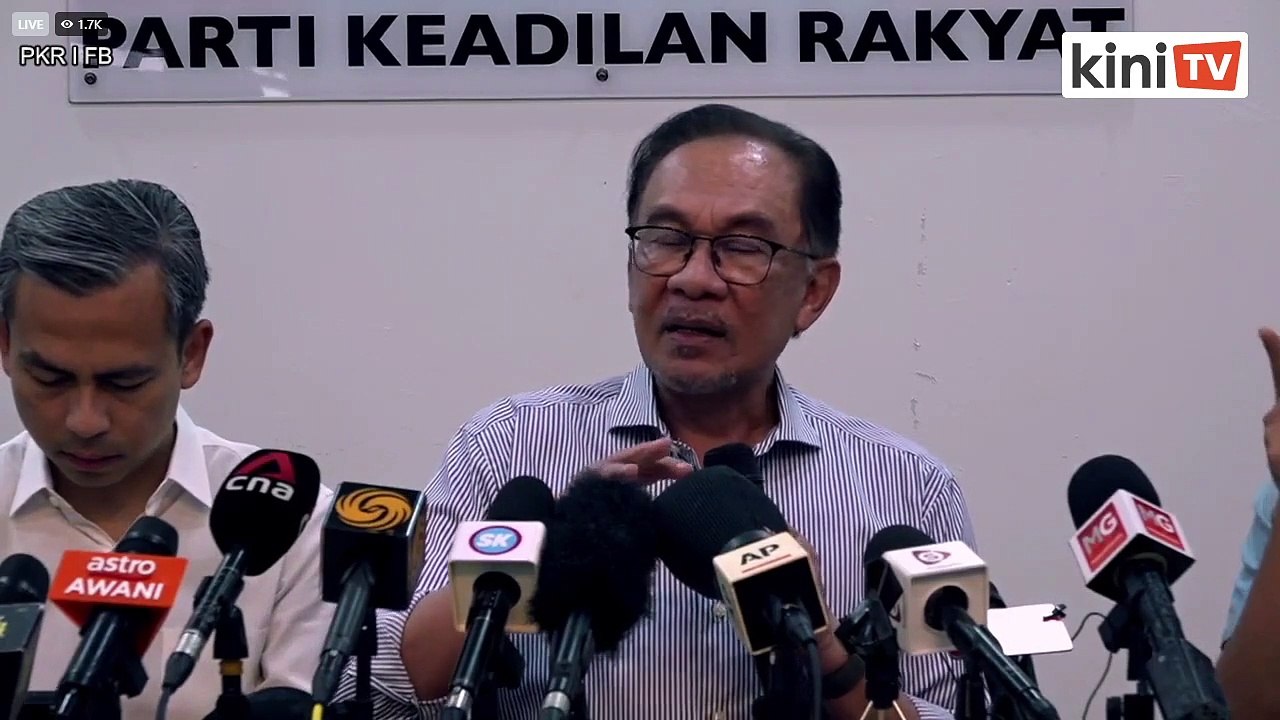 LIVE: Anwar Ibrahim announces Rais Hussin's entry into PKR - video ...