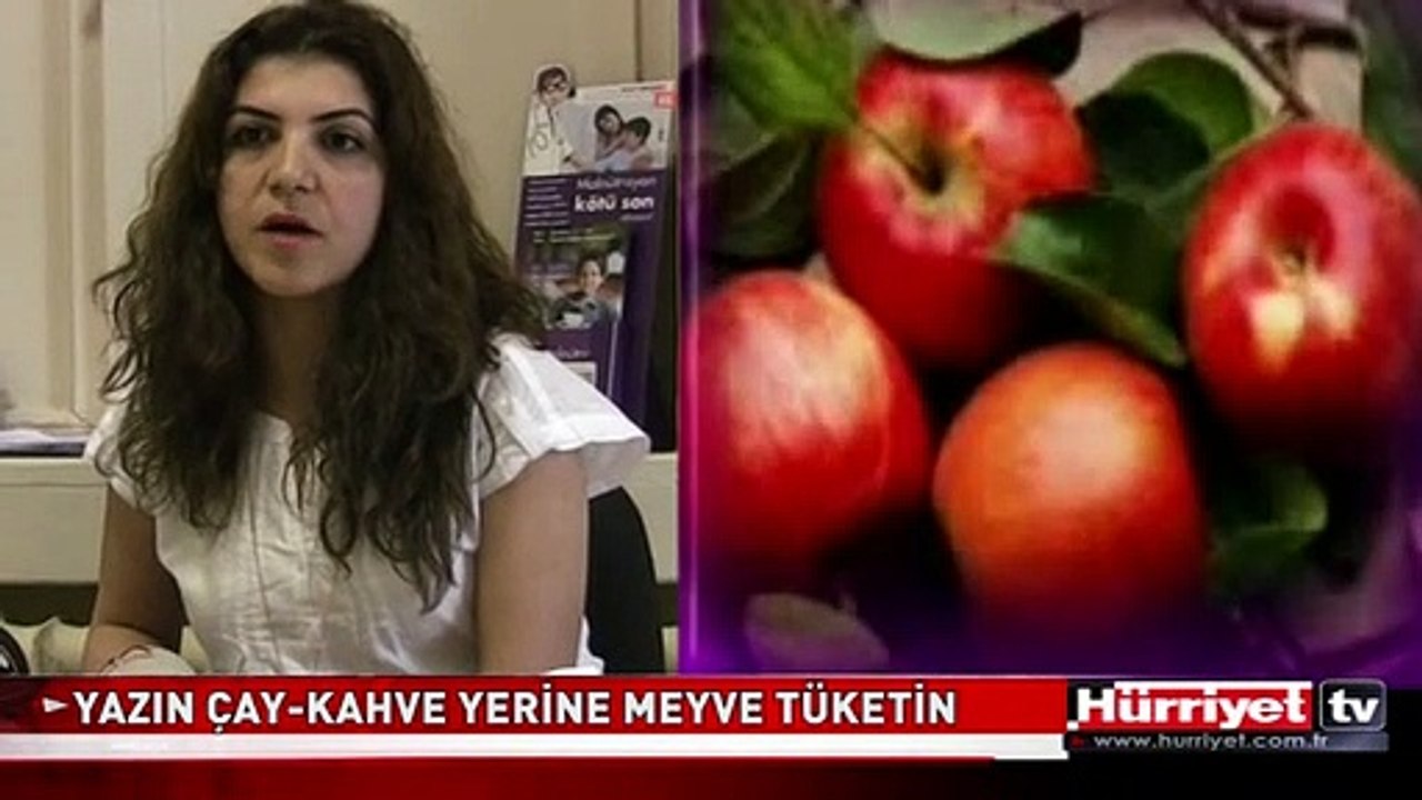 YAZIN ÇAY-KAHVE YERİNE MEYVE TÜKETİN - Dailymotion Video