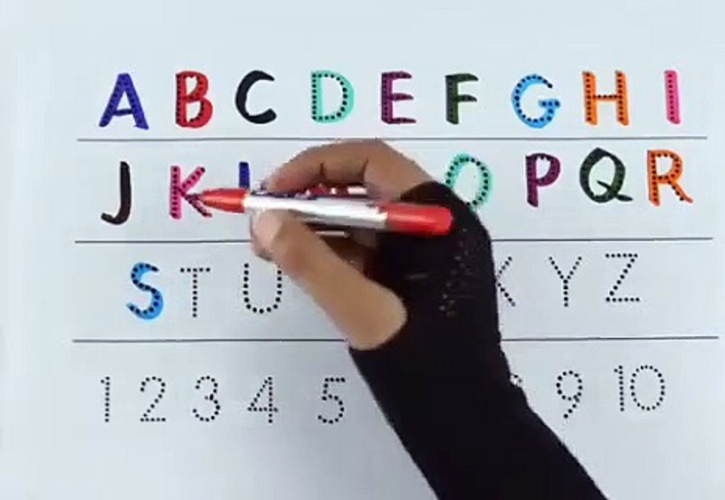 ABCD Alphabet 1234 #table - video Dailymotion