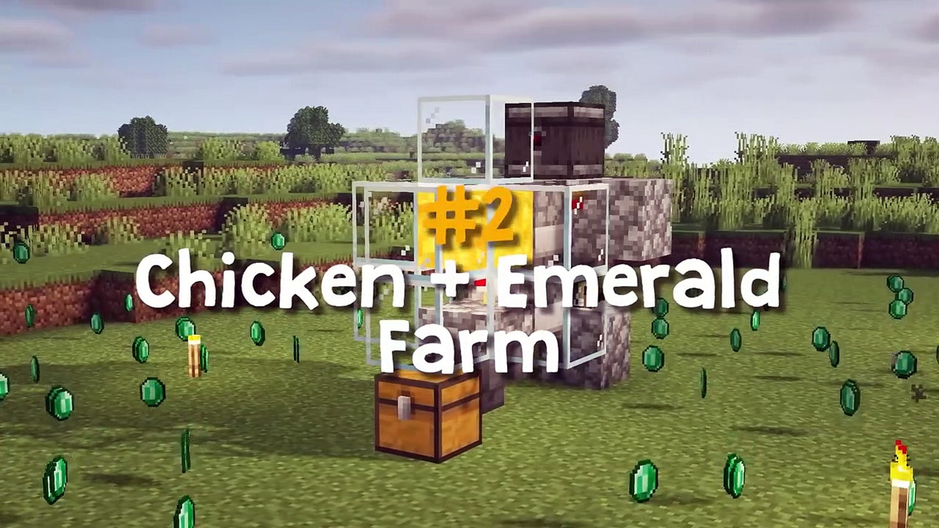Emerald Minecraft Chicken