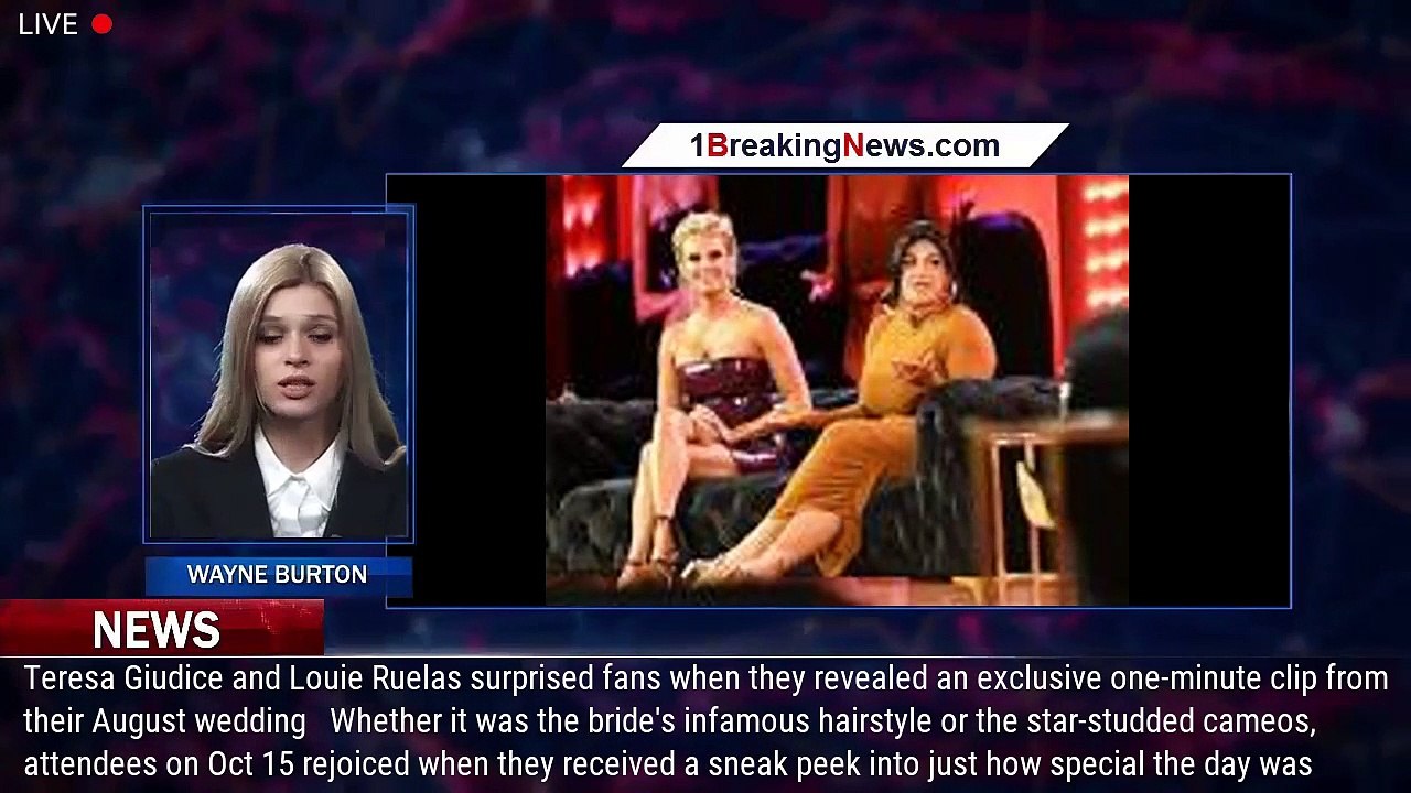 Watch Teresa Giudice and Louie Ruelas Exchange Vows in First Look at ...