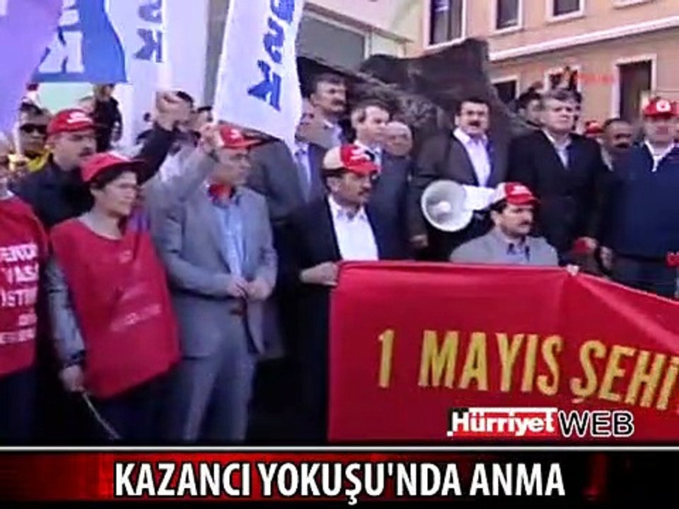 1 MAYIS 1977'DE KAZANCI YOKUŞU'NDA ÖLENLER ANILDI - Dailymotion Video