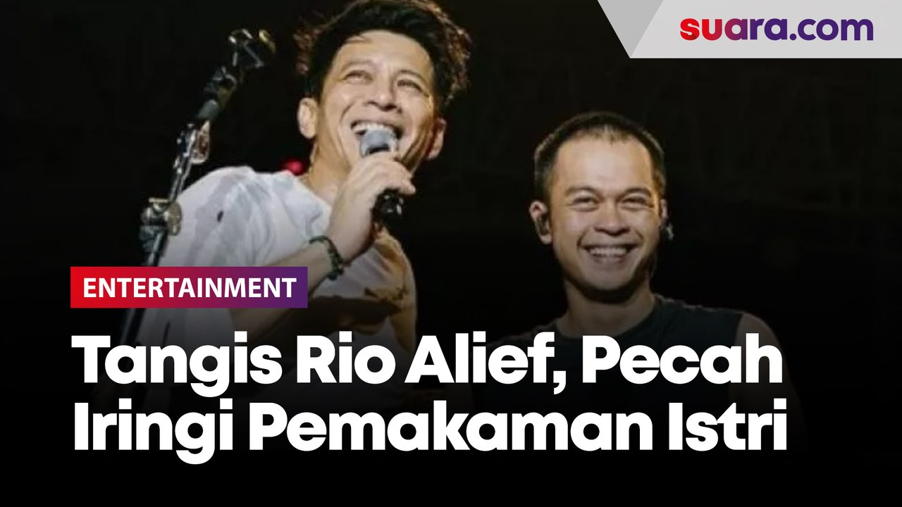 Tangis Rio Alief, Drummer NOAH Pecah Iringi Pemakaman sang Istri ...