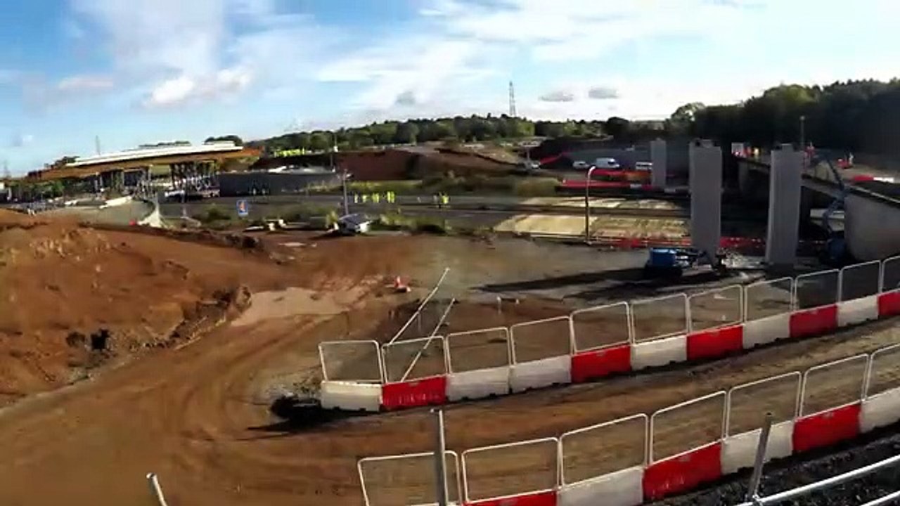 National Highways footage shows bridges being installed for new ...