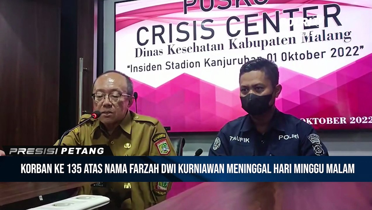 Korban Meninggal Dunia Tragedi Kanjuruhan Bertambah Menjadi 135 Orang - Video Dailymotion