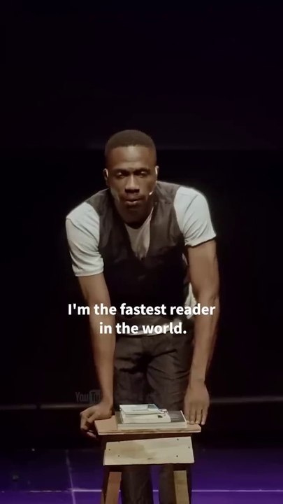 Fastest reader in the world - video Dailymotion