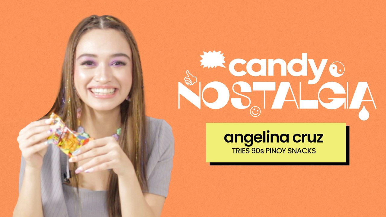 Angelina Cruz Tries Mik-Mik, Yakee, and Other Childhood Pinoy Snacks ...