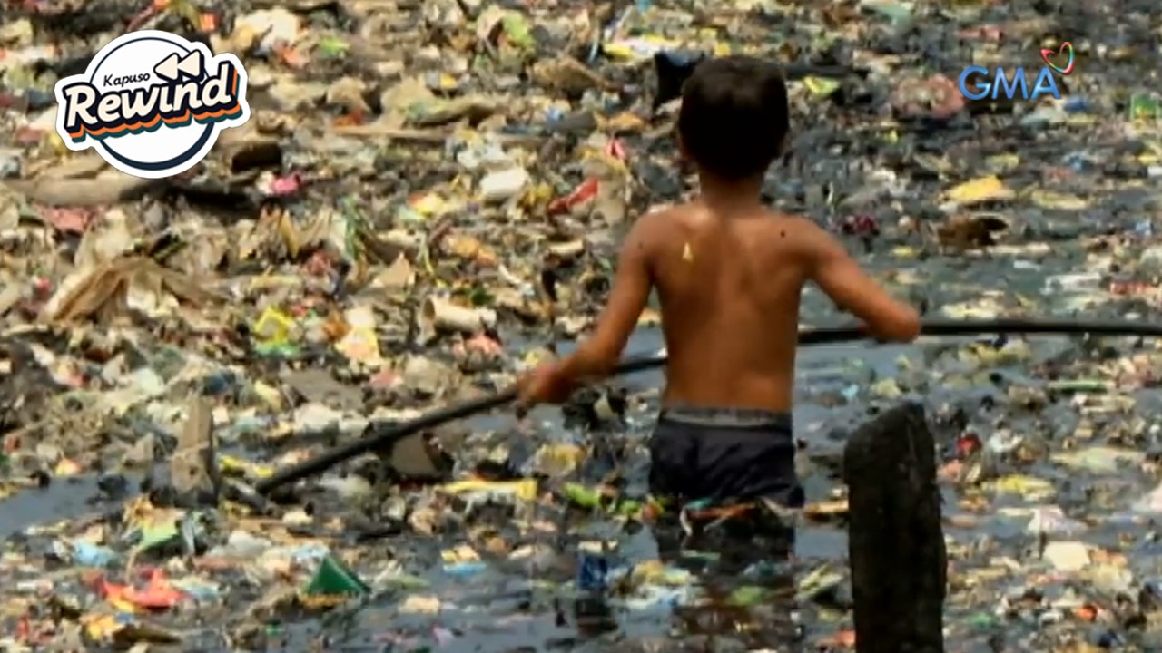Kapuso Rewind: Bata, sumisisid sa ilog ng basura | Reporter’s Notebook ...