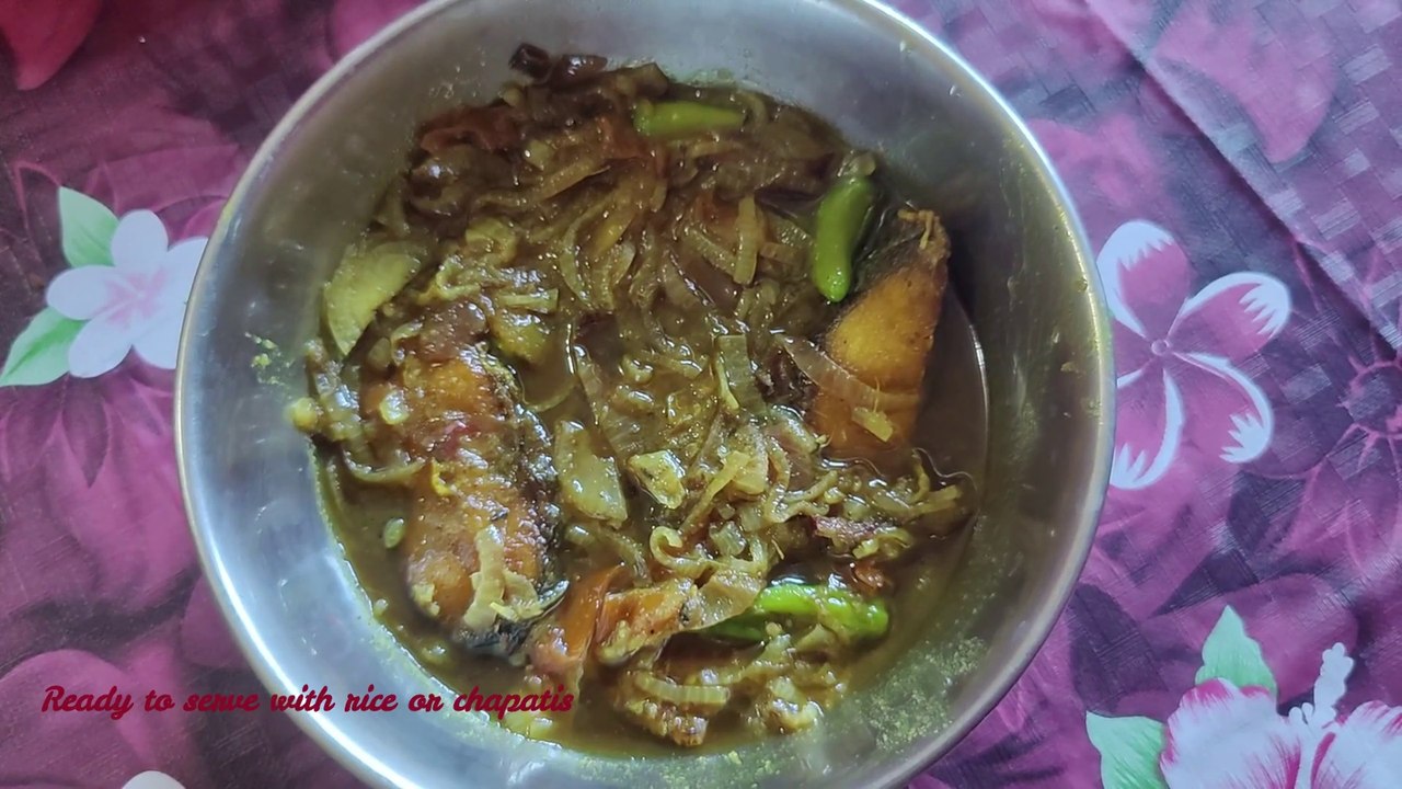 কাতলা মাছ তেল ঝাল। | Katla Fish Tel Jhaal Recipe - video Dailymotion