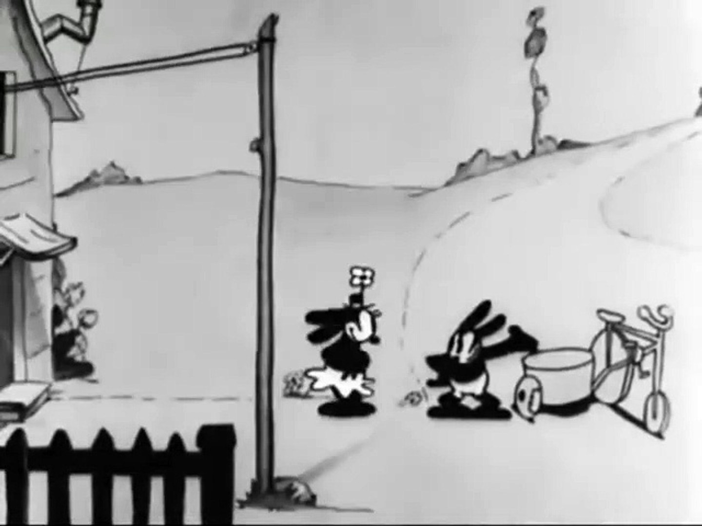 Oswald The Lucky Rabbit 1927 Sketch