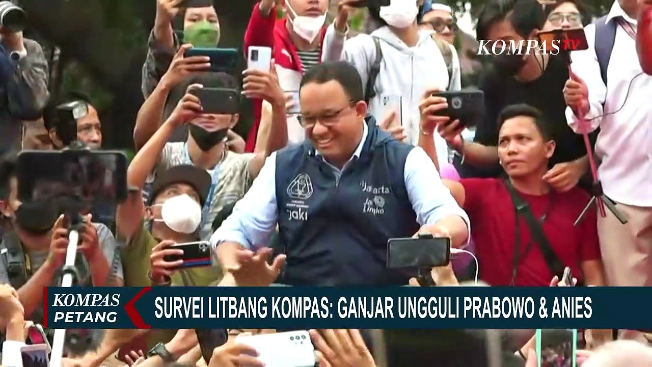 Survei Litbang Kompas: Ganjar Pranowo Ungguli Anies dan Prabowo ...