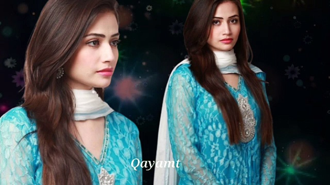 Sana javed and feroz khan / khani drama song status/ qiyamat me tera ...