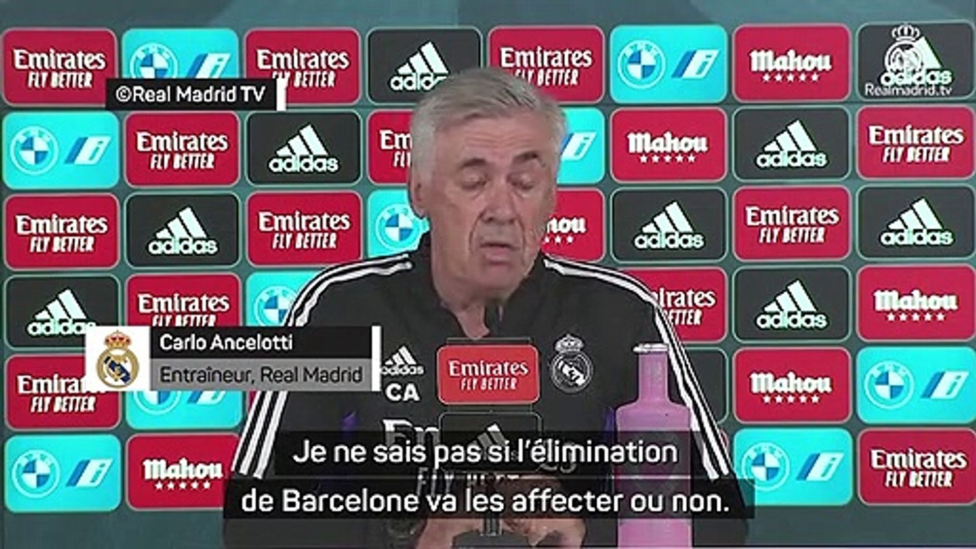 12e j. - Ancelotti : "Je ne sais pas si l'élimination de la Ligue des ...