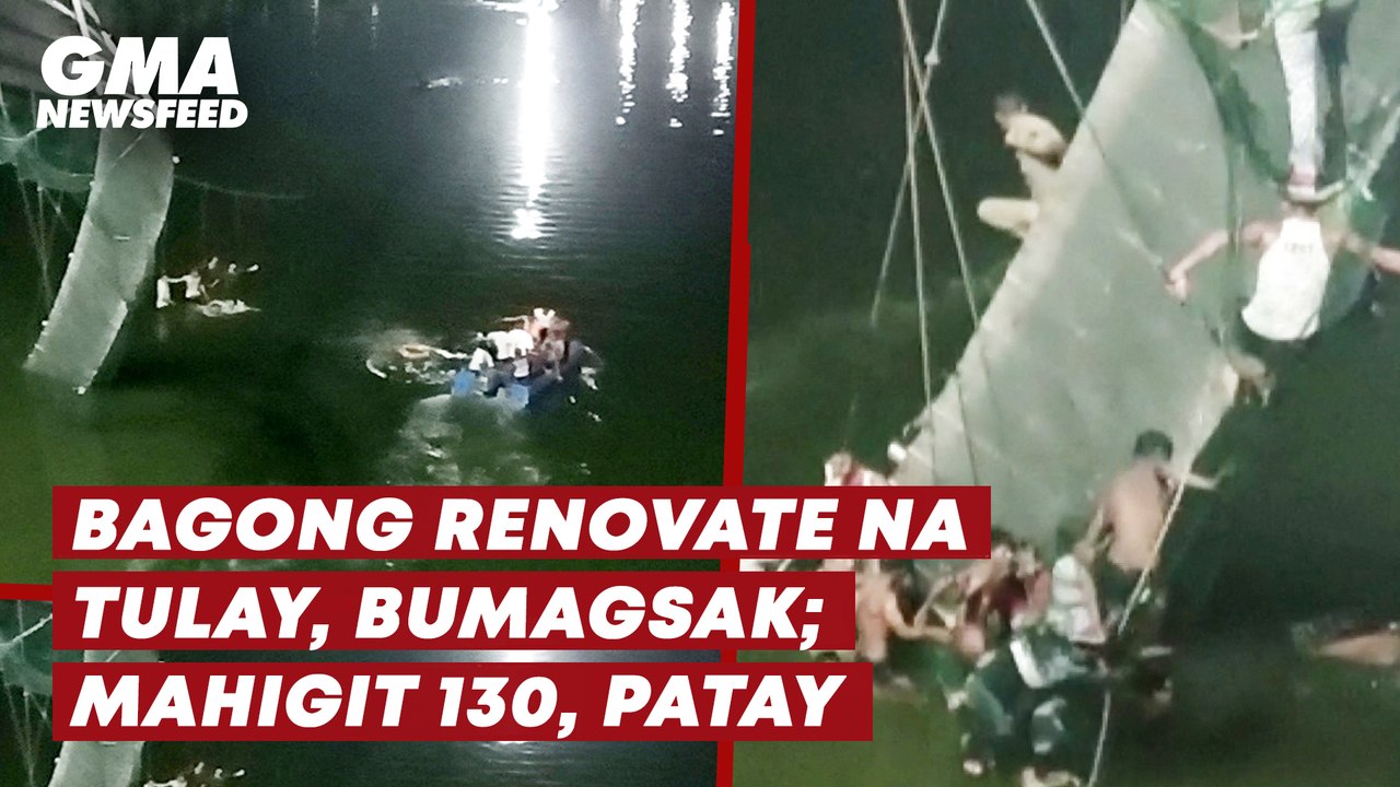 Bagong renovate na tulay, bumagsak; Mahigit 130, patay | GMA News Feed ...