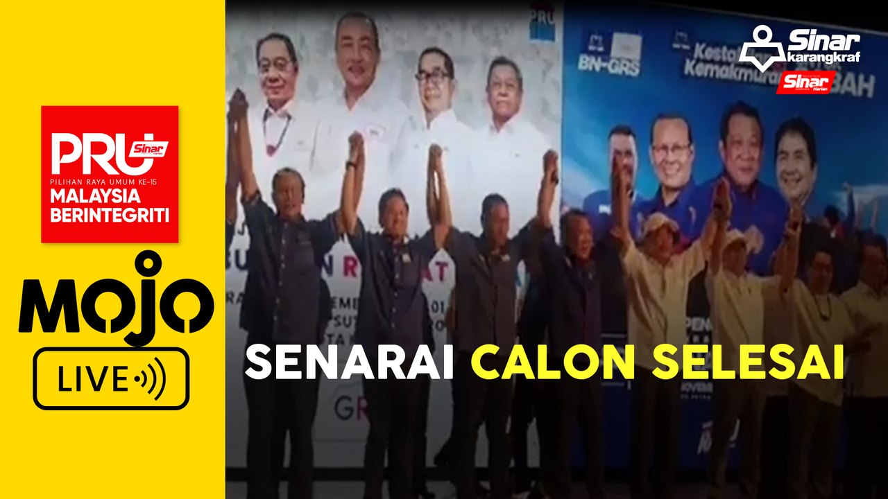 GRS-BN umum 24 calon tanding PRU15 - Video Dailymotion