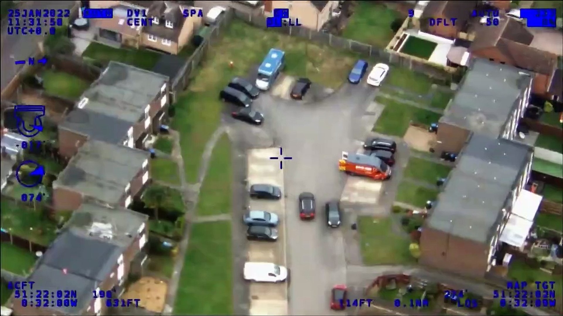 Helicopter Police Chase