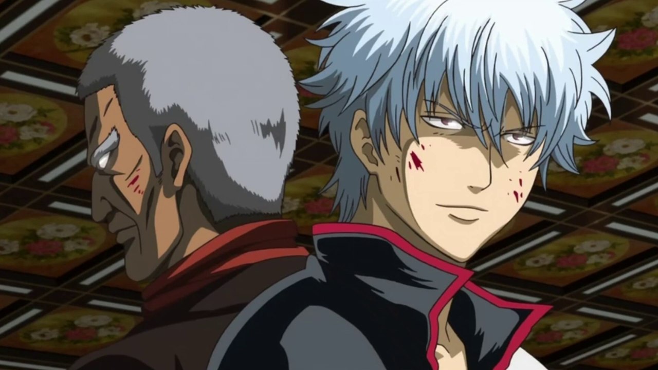 Gintama - Gintoki and Jirocho battle Kada's elite Harusame forces ...