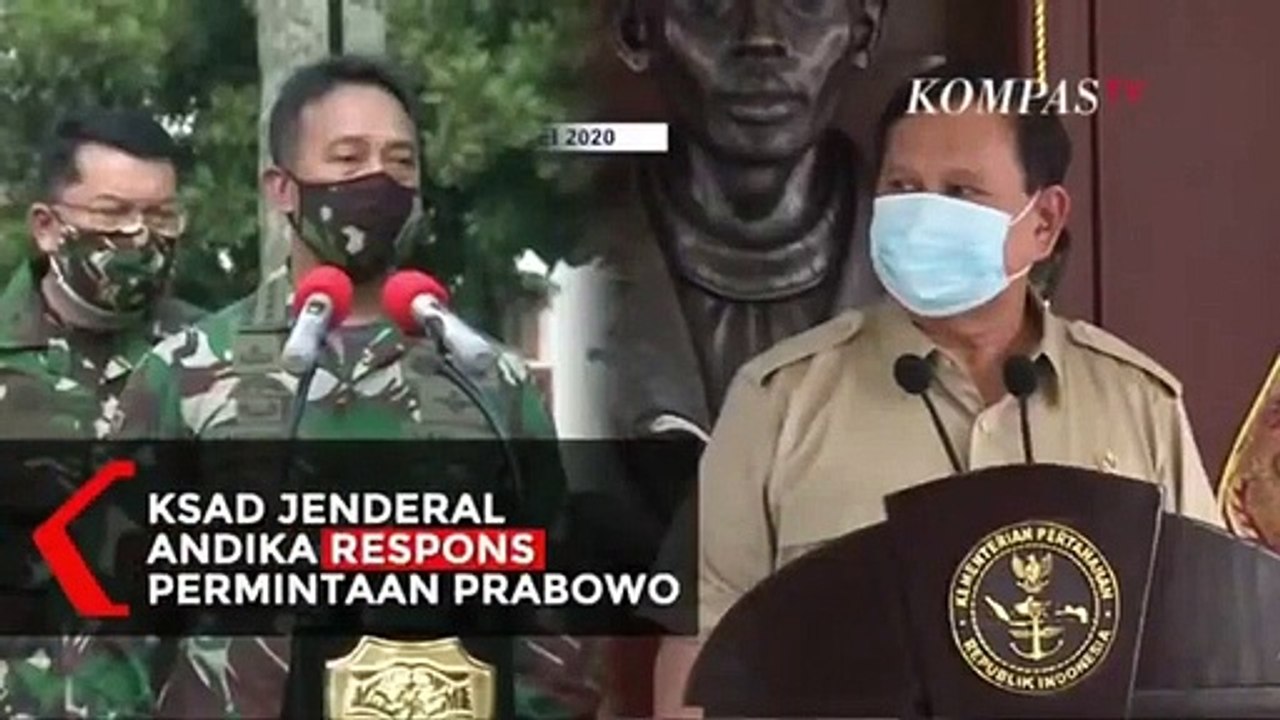 Kasad Jenderal TNI Andika Perkasa Respons Permintaan Menhan Prabowo ...