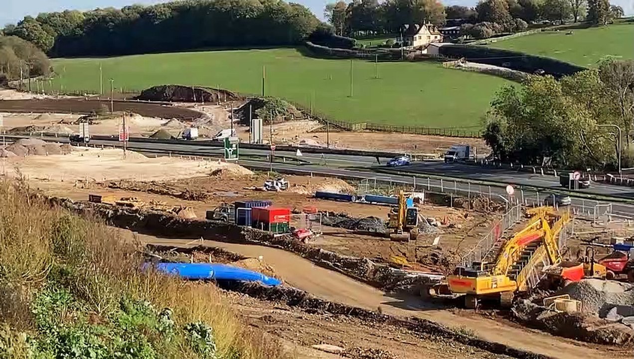 Stockbury roundabout works reach vital stage - video Dailymotion