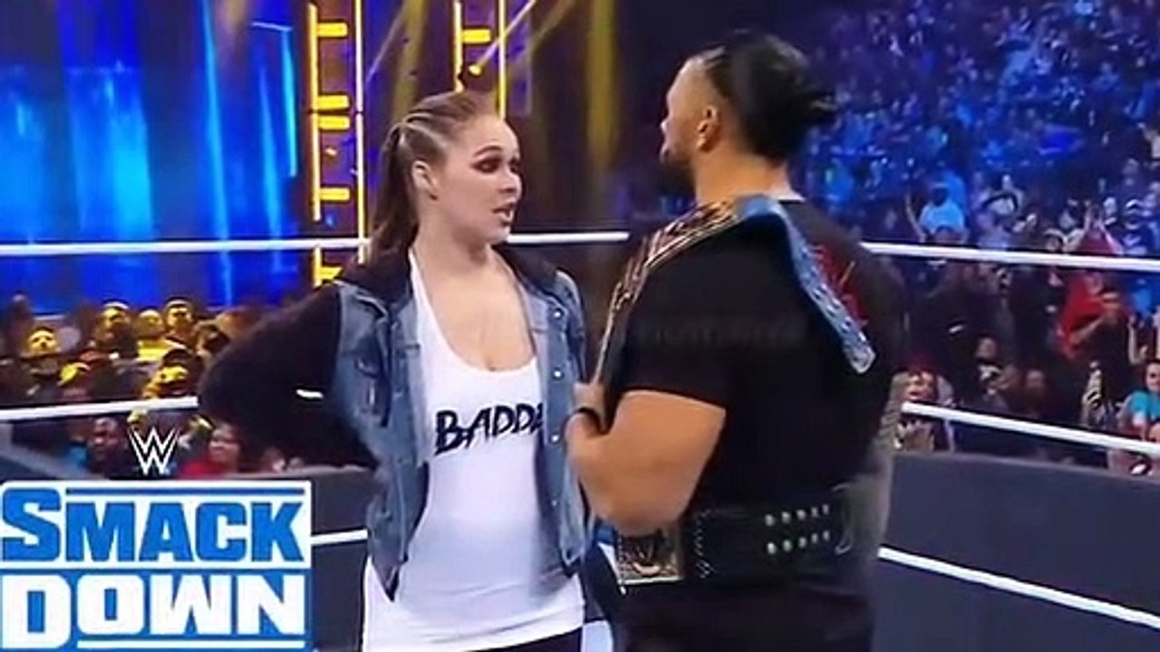 Roman_Reigns_Vs_Ronda_Rousey_WWE_Smackdown_2022_!_Ronda_Rousey ...