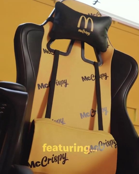 McDonald's announces the McCrispy Ultimate Gaming Chair - video Dailymotion