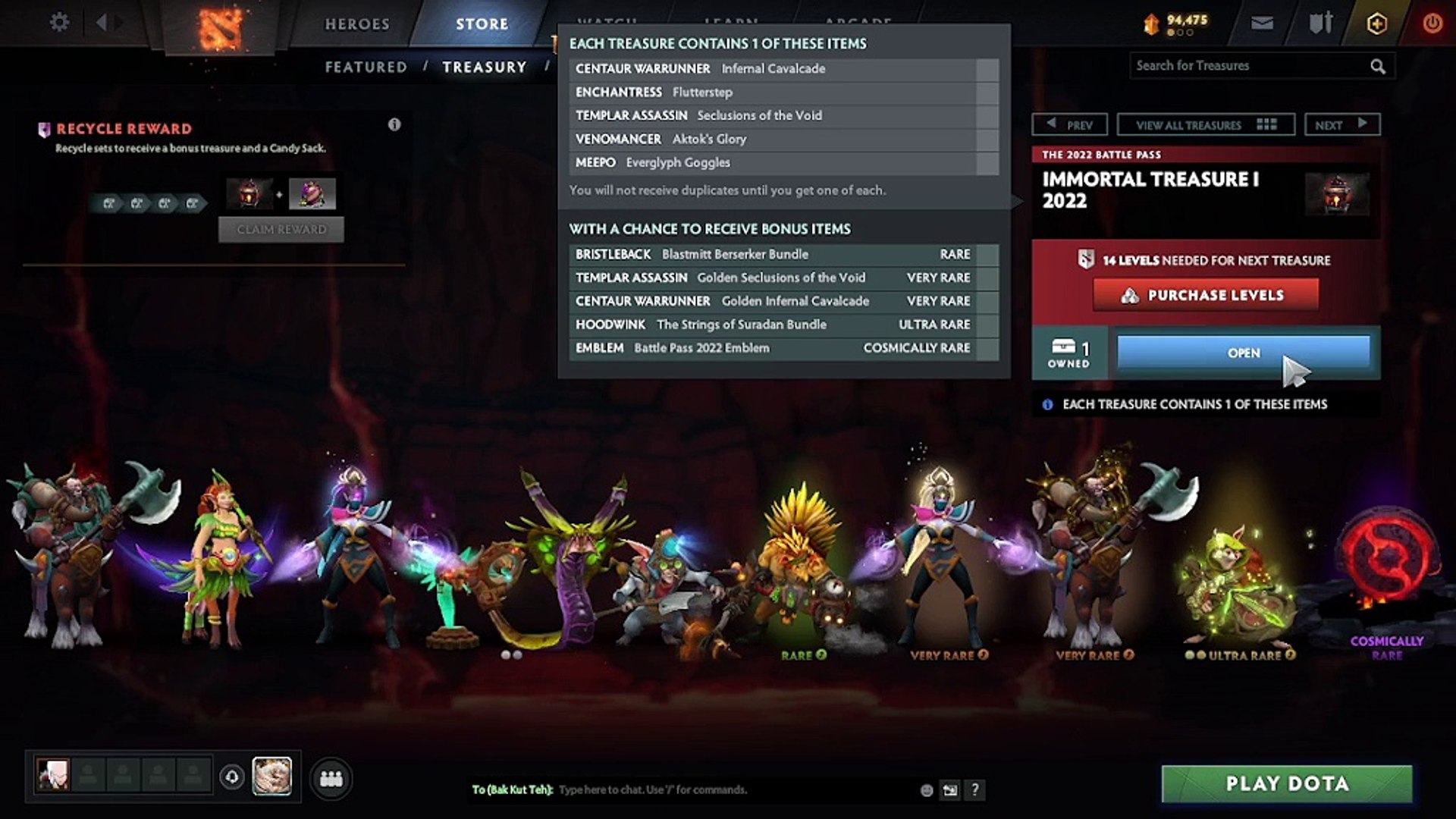 Immortal Treasure I 2019