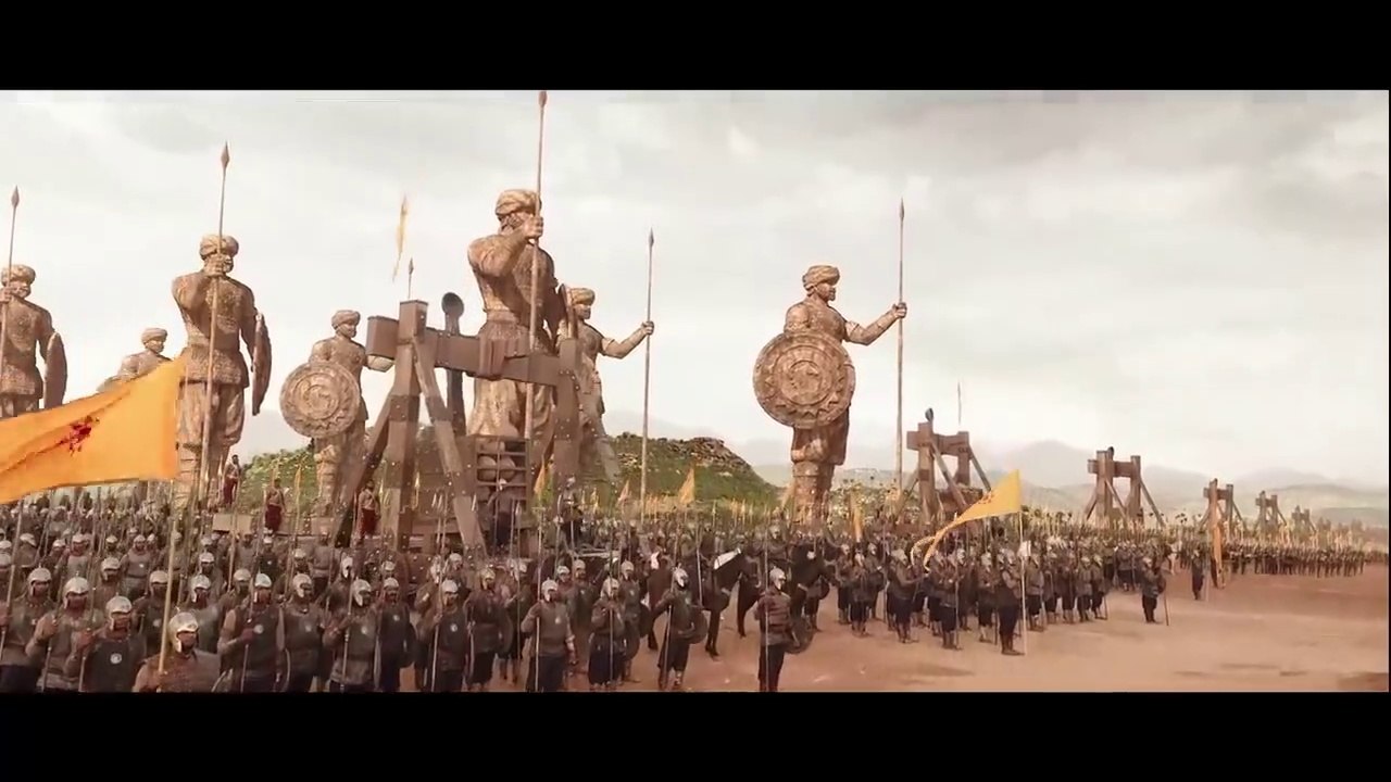 भलालदेव ने तो गाँव वालो को ही काट डाला _ Bahubali Movie Best Action ...