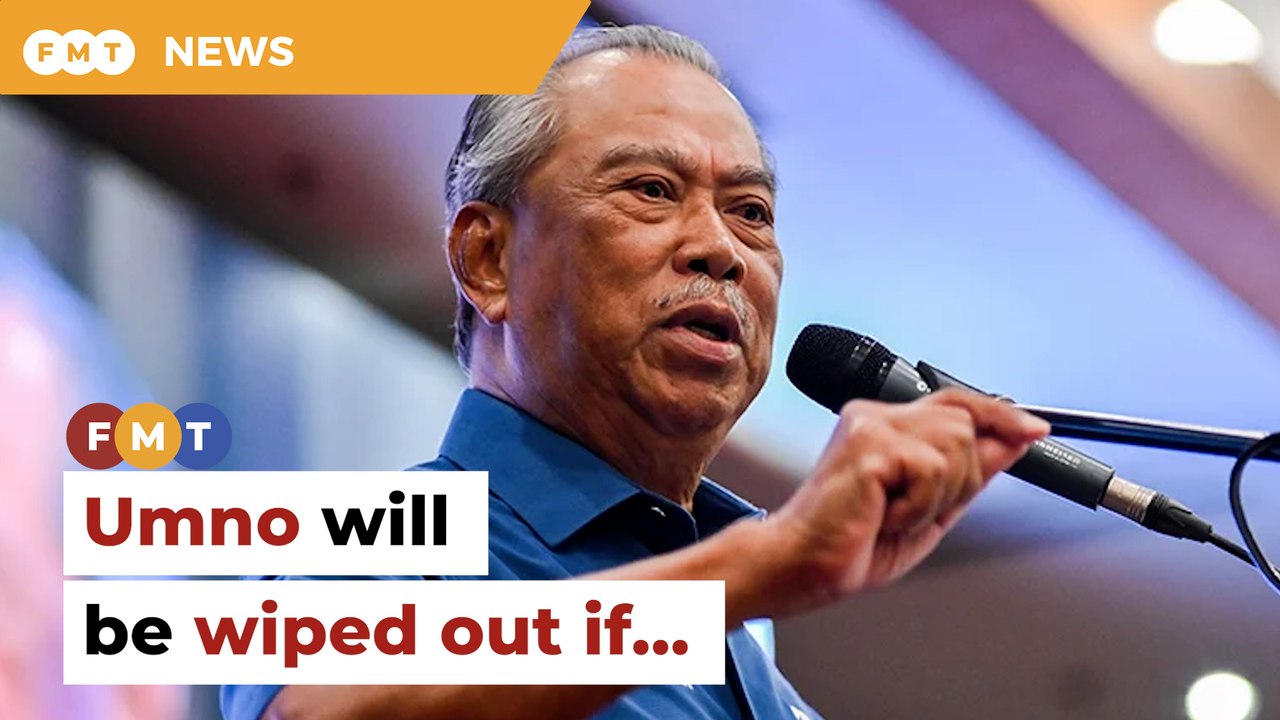 Umno’s finished if voter turnout hits 80%, says Muhyiddin - video Dailymotion