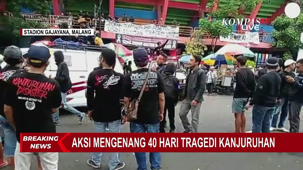 Aremania Lakukan Aksi Solidaritas untuk Peringati 40 Hari Tragedi Kanjuruhan di Malang - Video ...