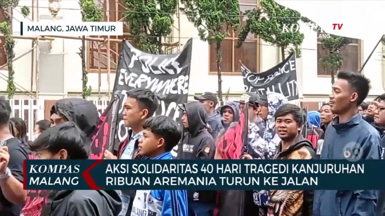 40 Hari Tragedi Kanjuruhan, Ribuan Aremania Turun Ke Jalan - Video Dailymotion