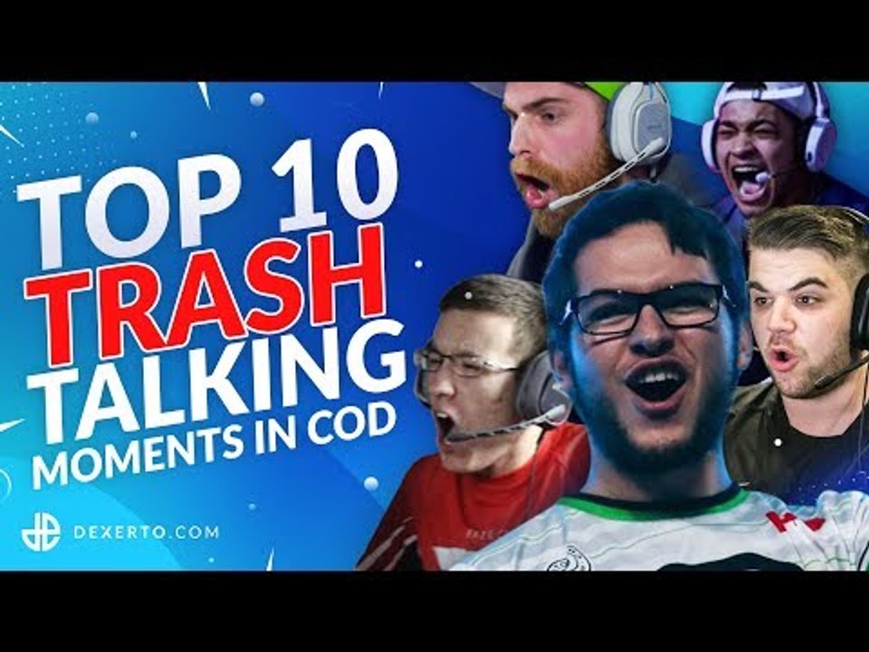 Top 10 FUNNY Trash Talking Moments in Call of Duty History - video ...