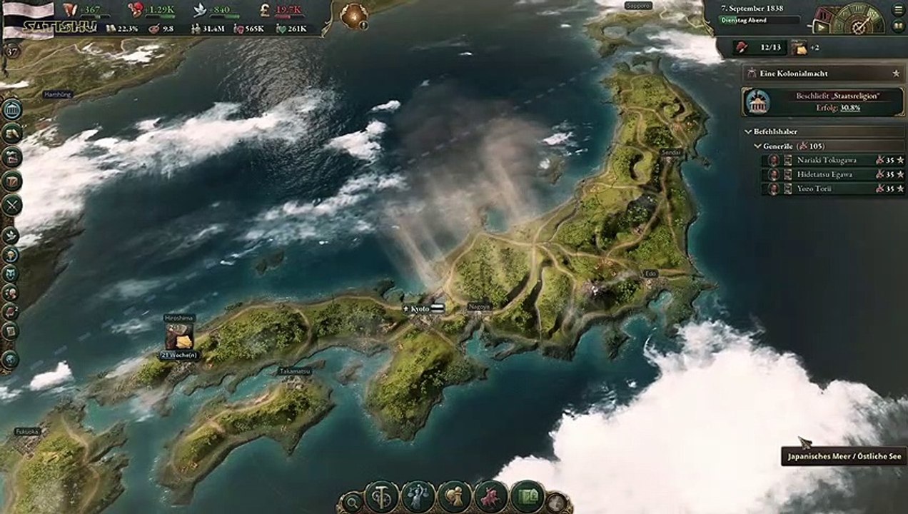 Das Spiel mit dem Hegemon Japan (Part 2) | Victoria 3 | Ep. 7 - video ...