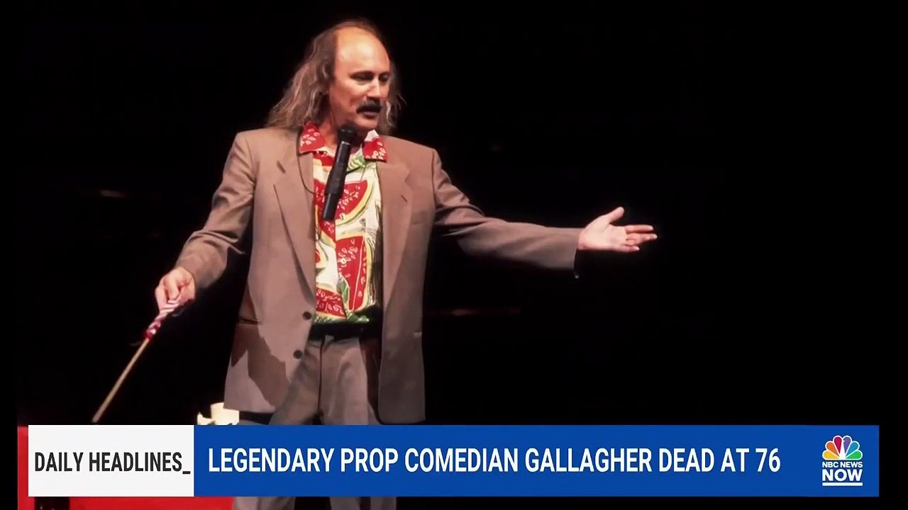 Gallagher, Watermelon-Smashing Comedian, Dies At 76 - video Dailymotion