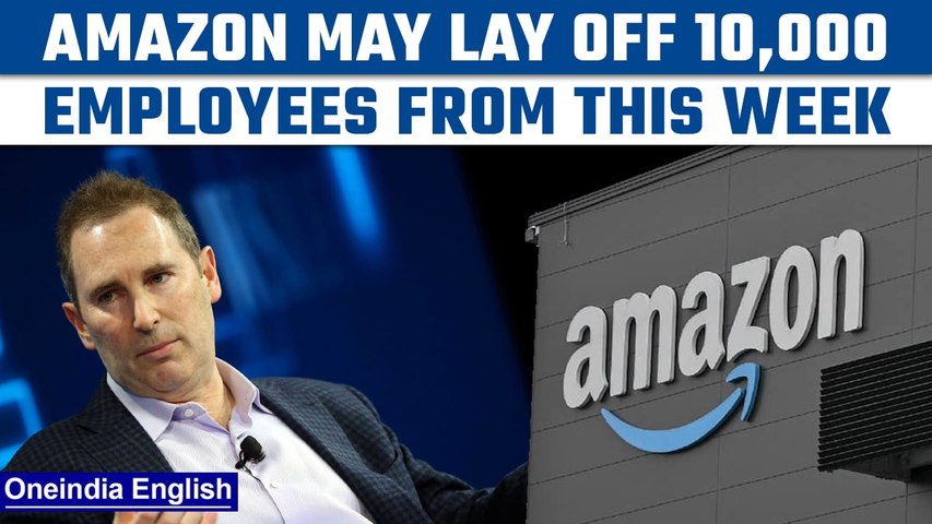 Amazon plans to lay off 10,000 employees this week: Report - Oneindia News