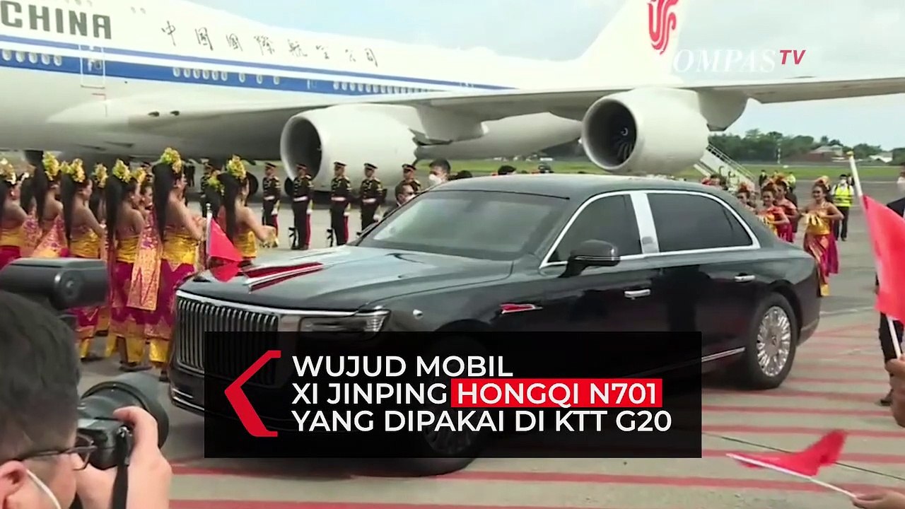 Wujud Mobil Presiden China Xi Jinping Hongqi N701 yang Dipakai di KTT G20 - Video Dailymotion