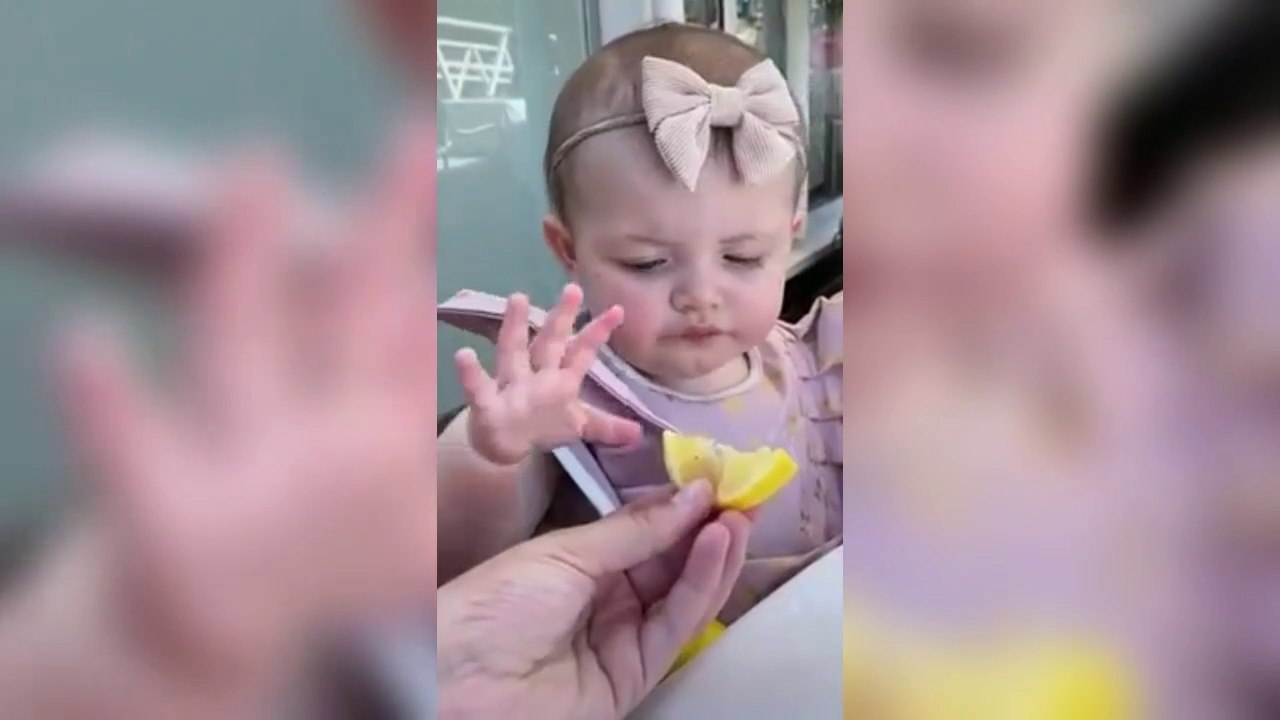Baby First Time Taste The Lemon||Baby Funny Compilation Video||Funny ...