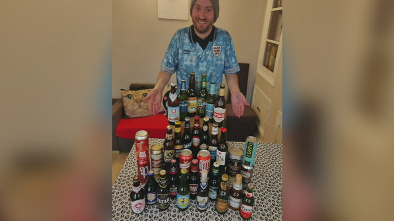 England fan goes viral after buying beer from every country playing in ...