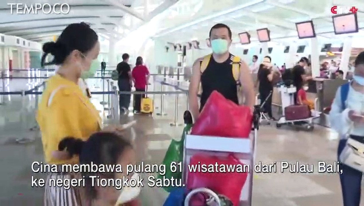 Cina Pulangkan 61 Turis asal Provinsi Hubei yang Berada di Bali - video ...
