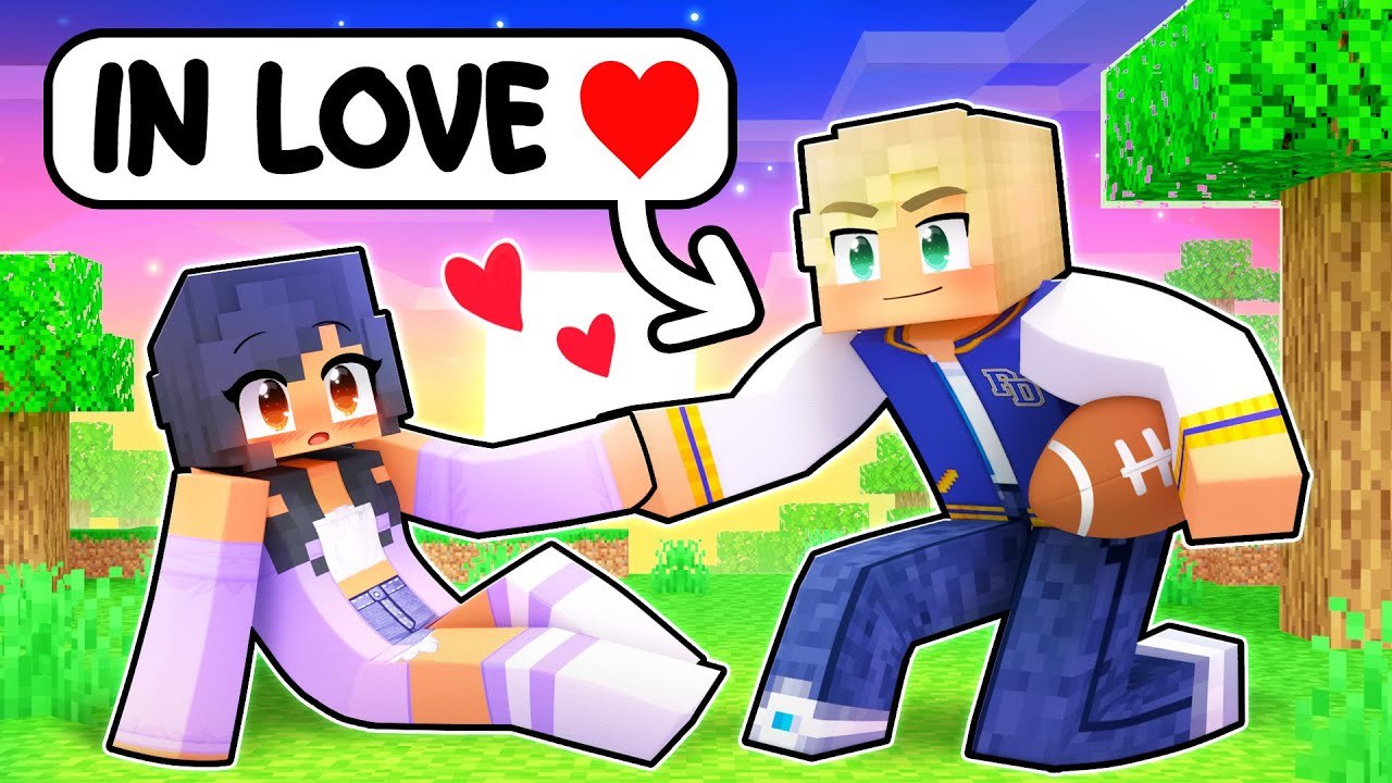 The FOOTBALL STAR is in LOVE With Me! Minecraft, Aphmau - video Dailymotion
