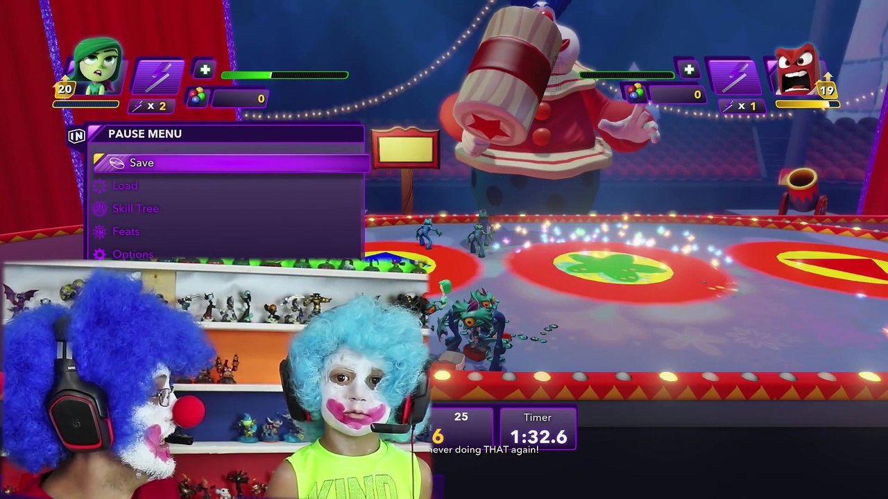 Jingles & Jangles Play DISNEY INFINITY 3.0 INSIDE OUT #9 + Scare Cam ...