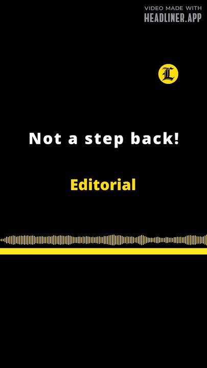 Editorial en inglés: Not a step back! - Vídeo Dailymotion