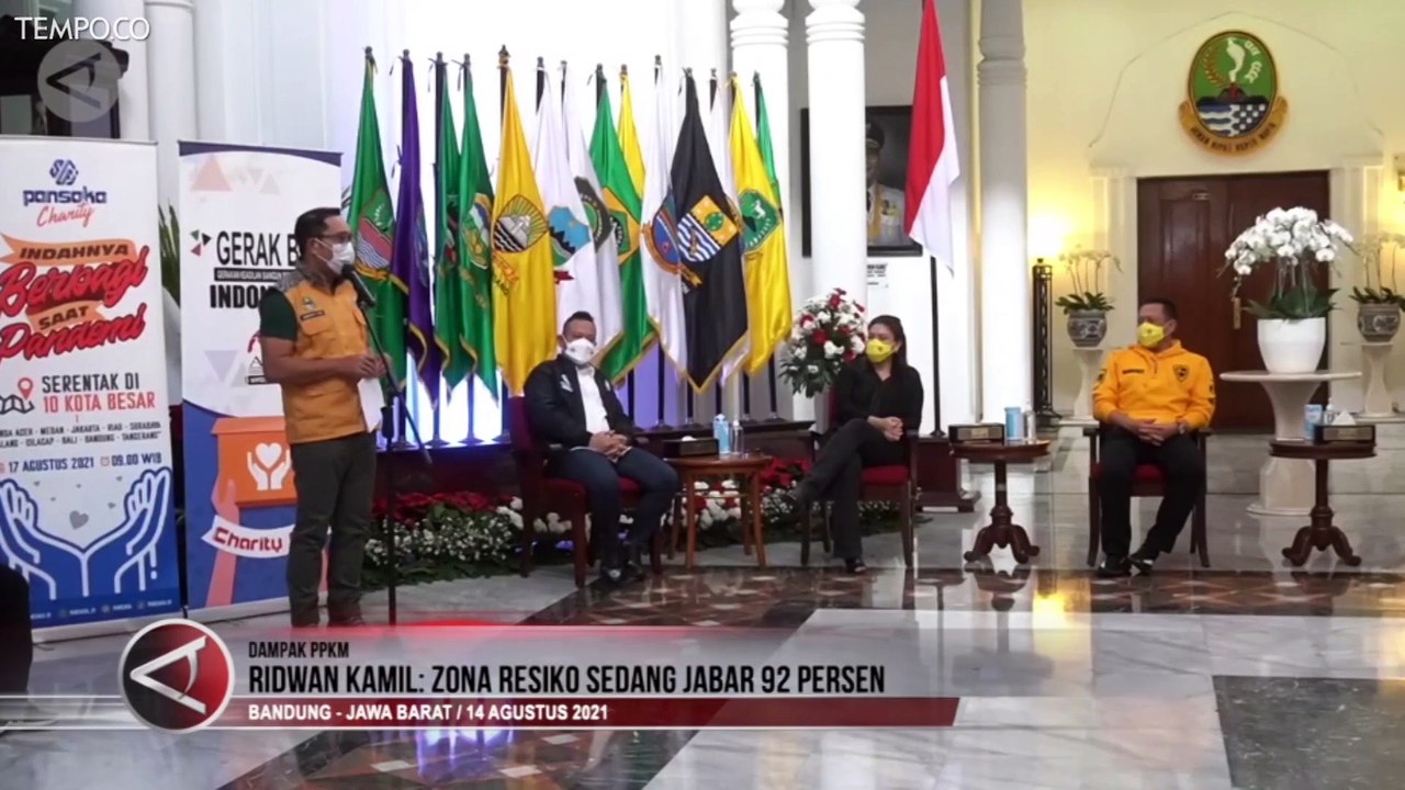 Ridwan Kamil Sebut Zona Merah Jabar Tinggal Delapan Persen - video Dailymotion