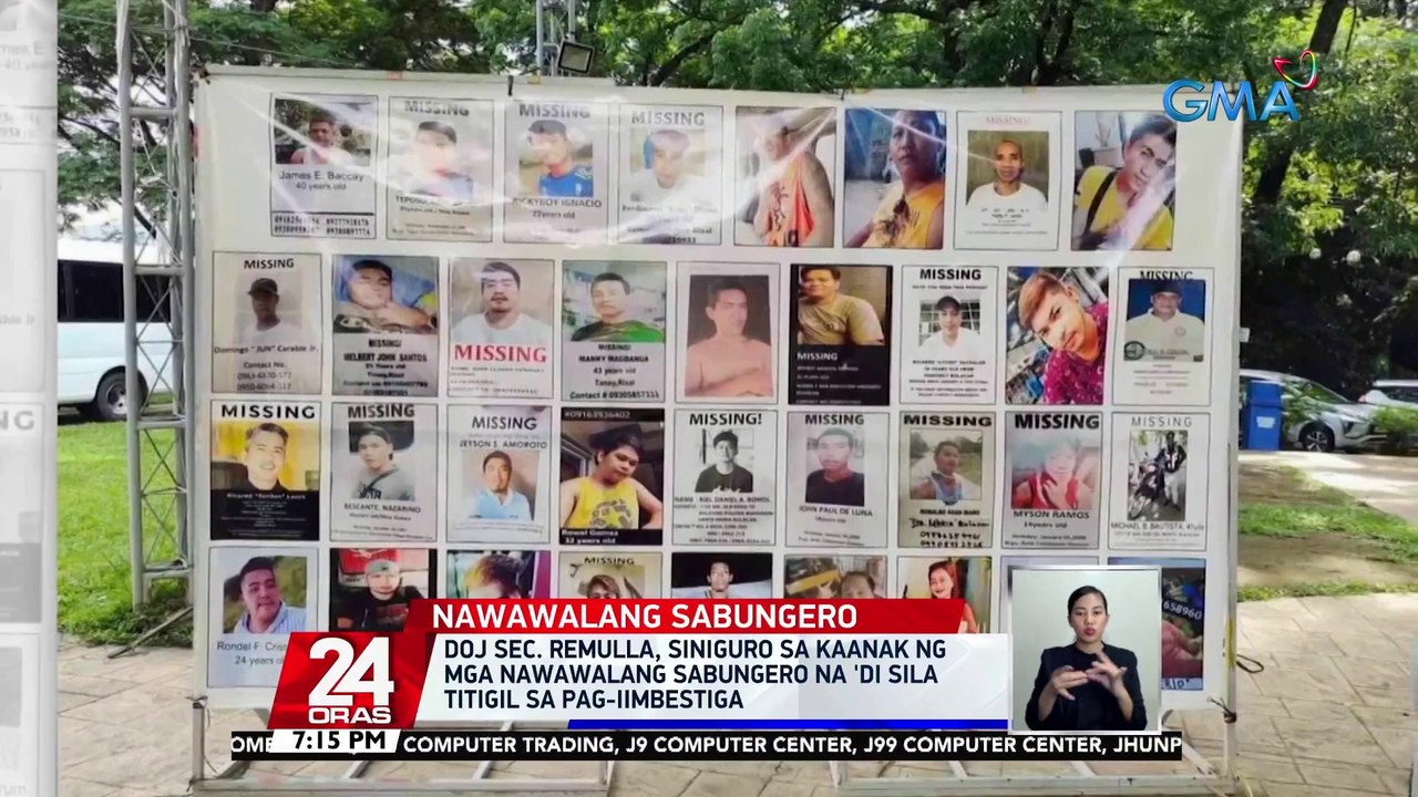 Mga kaanak ng ilang nawawalang sabungero, dismayado sa anila'y mabagal ...