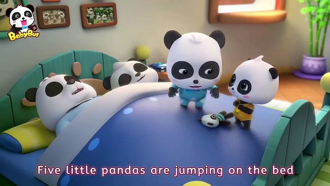 Five Little Pandas _ Nursery Rhymes _ Kids Song _ BabyBus - video ...