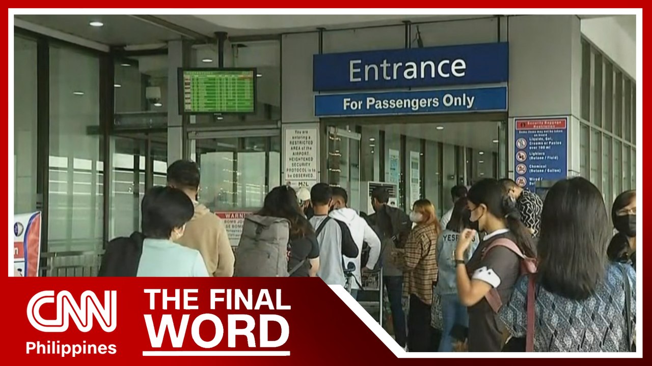 Authorities remove some of NAIA's initial security checks - video ...